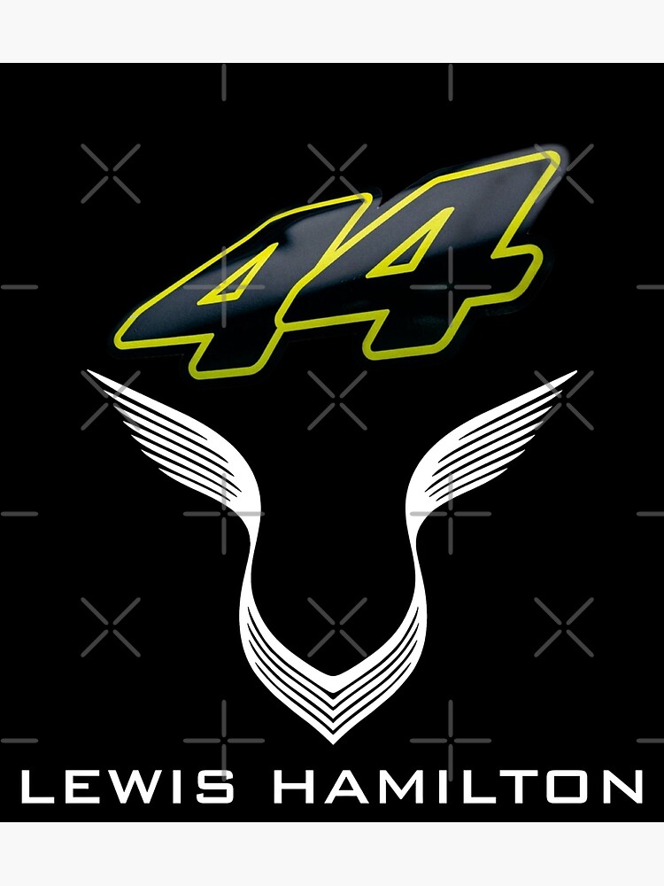 "Lewis Hamilton Logo GP" Poster for Sale by Guillaume7 | Redbubble