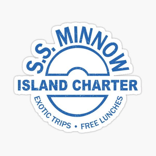 "S.S. Minnow" Sticker for Sale by BishopCras | Redbubble