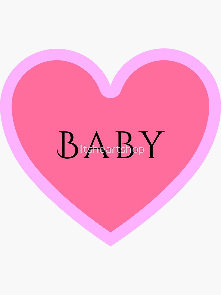 "I Heart Baby" Sticker for Sale by Itsheartshop | Redbubble