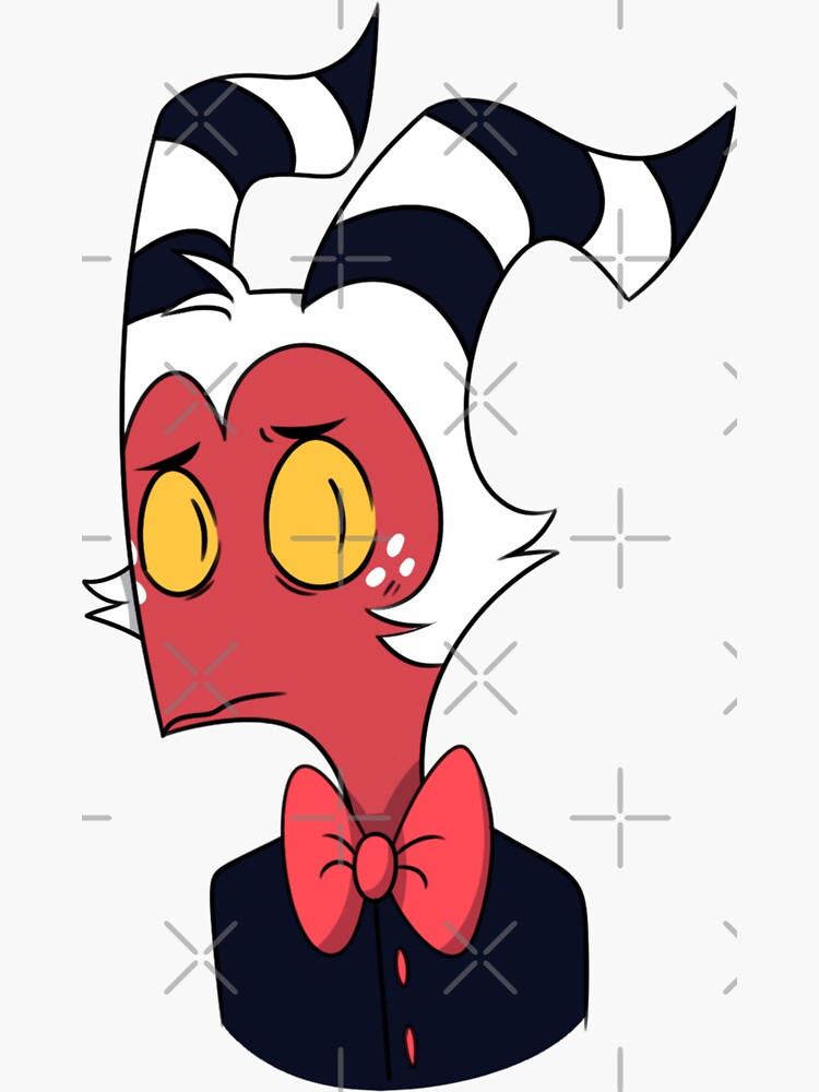 Moxxie Helluva Boss Sticker For Sale By Otaku Area Redbubble
