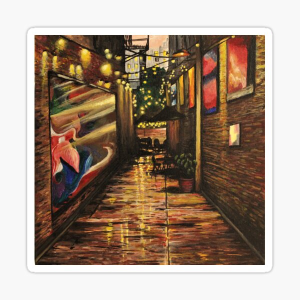 "Art Alley" Sticker for Sale by tammy11 | Redbubble