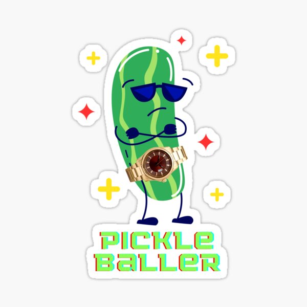 "Pickle Baller" Sticker for Sale by Olivvier | Redbubble