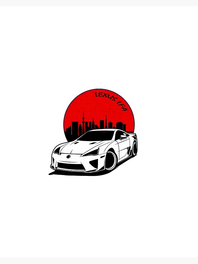 "Lexus LFA, JDM Car in Tokyo" Poster for Sale by T-JD | Redbubble