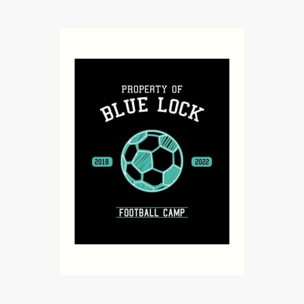 "Blue Lock - Awesome Logo , Blue Lock Football Logo" Art Print for Sale ...