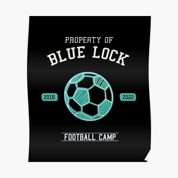 "Blue Lock - Awesome Logo , Blue Lock Football Logo" Poster for Sale by ...