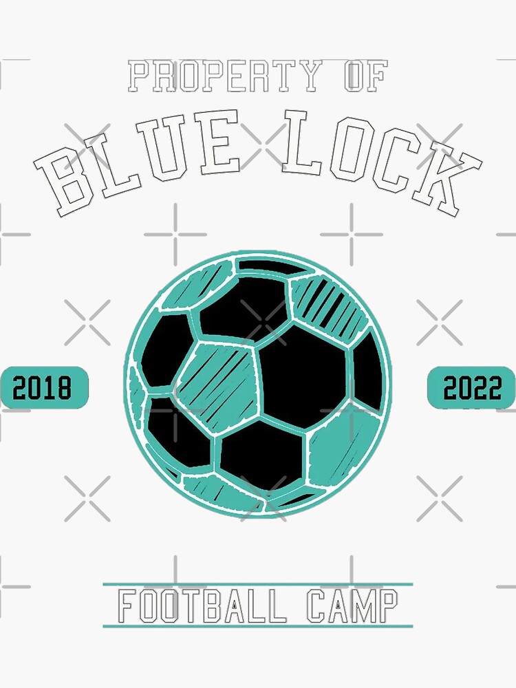 "Blue Lock - Awesome Logo , Blue Lock Football Logo" Sticker for Sale ...