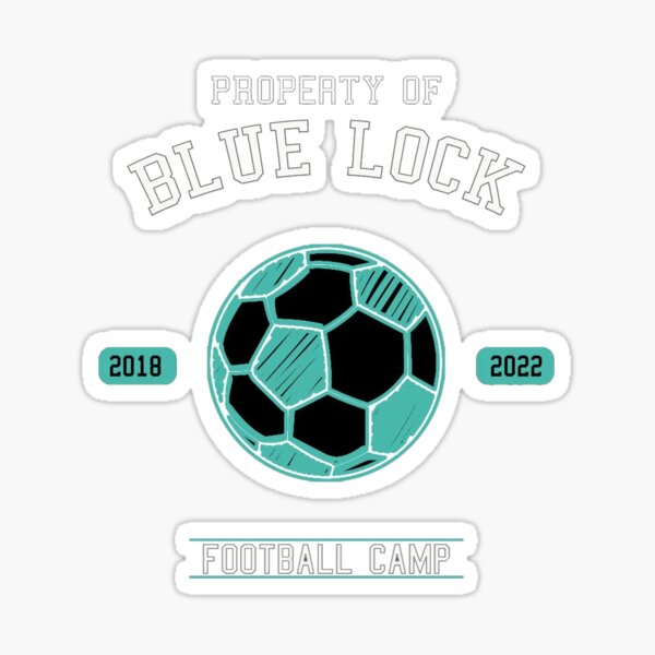 "Blue Lock - Awesome Logo , Blue Lock Football Logo" Sticker for Sale ...