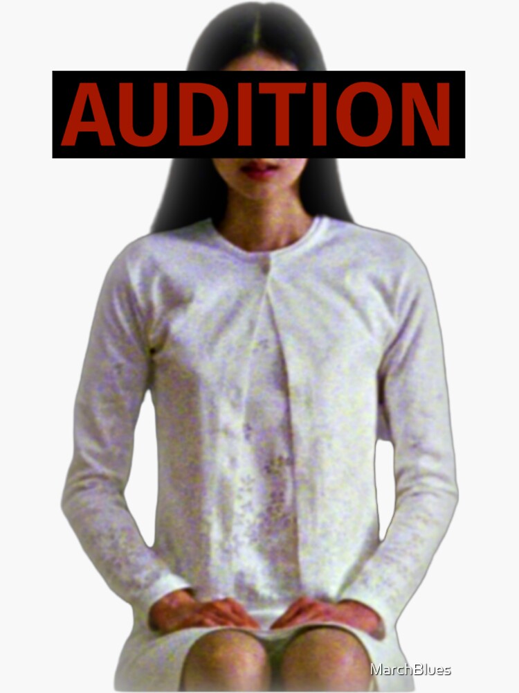 "Audition (Asami I) " Sticker for Sale by MarchBlues | Redbubble