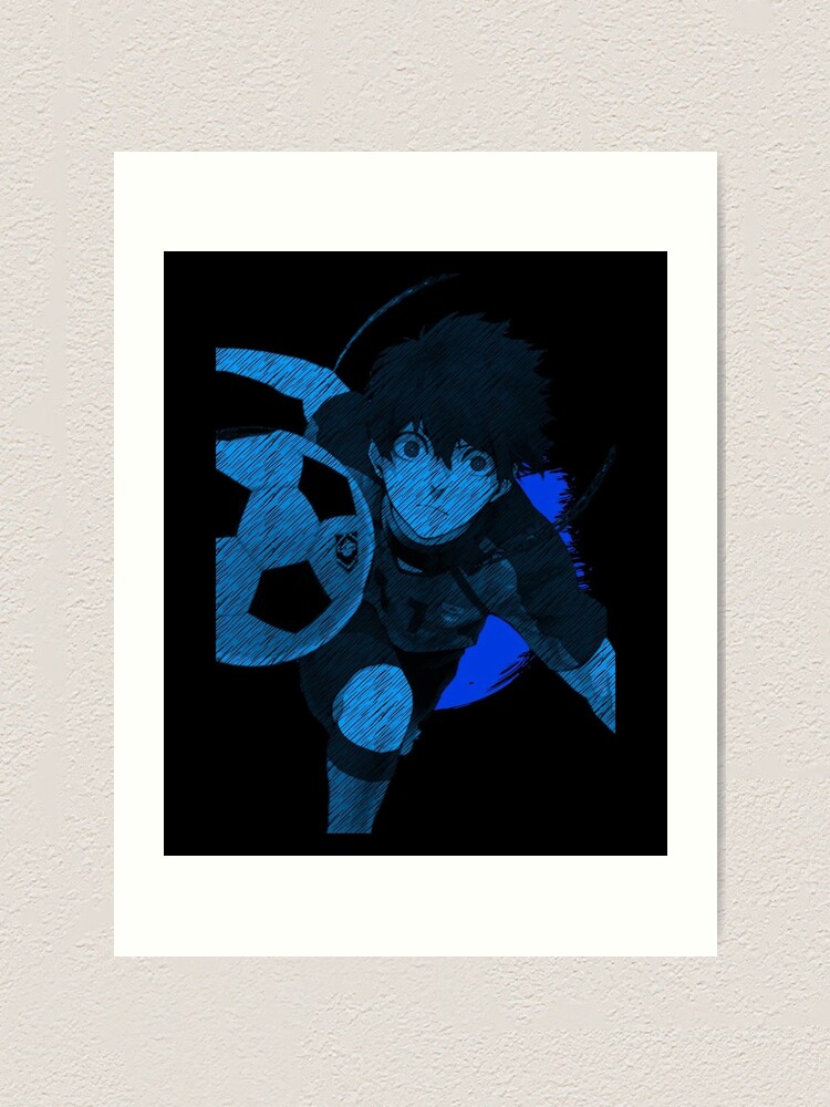 "Blue Lock - Yoichi Isagi Awesome Design , Blue Lock Anime" Art Print ...