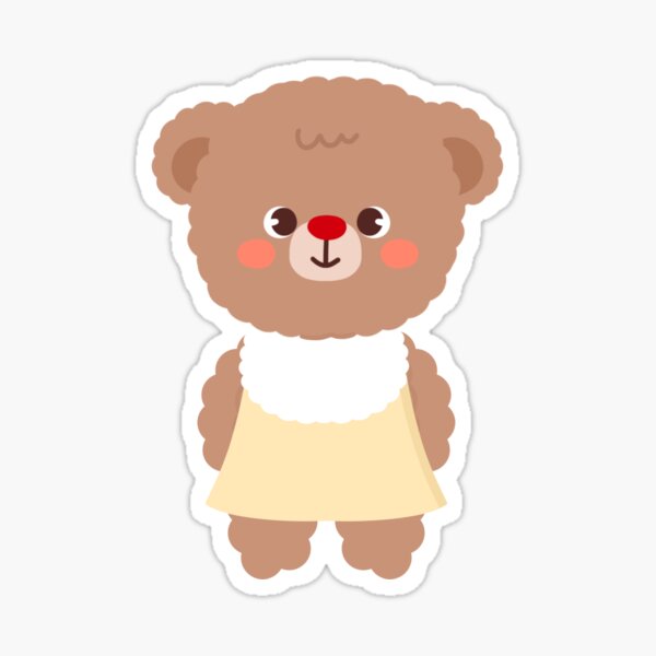 "Cute Teddy Bear" Sticker for Sale by rajnagar1107 | Redbubble