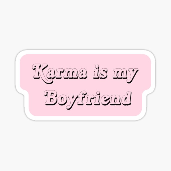 "Taylor Swift Karma Sticker" Sticker for Sale by maddiemercer | Redbubble