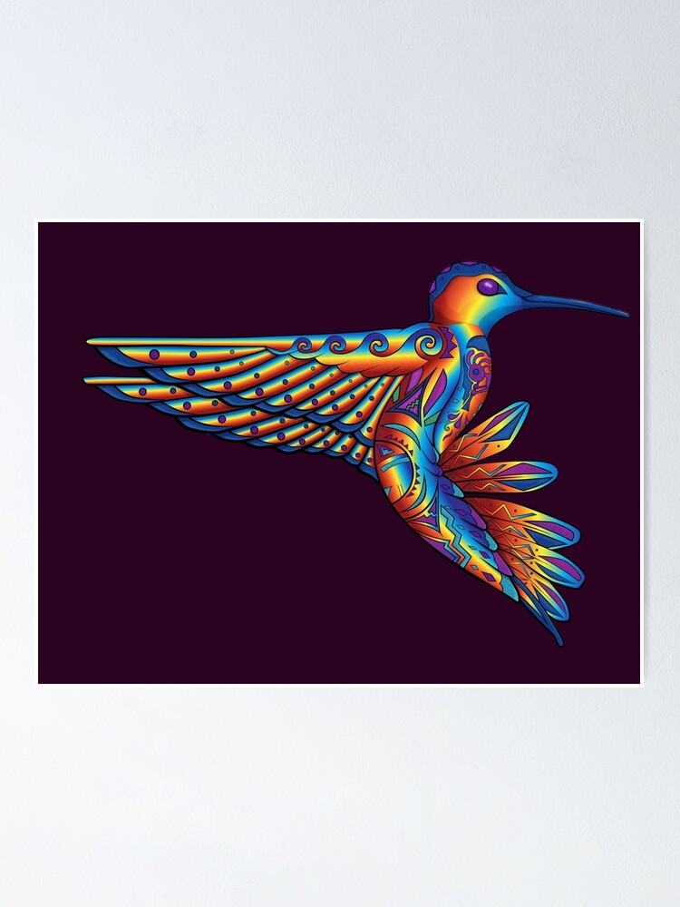 "Rainbow Hummingbird with a Native flare - Native American Inspired ...