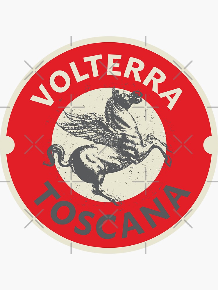 "Volterra, Tuscany" Sticker for Sale by studio838 | Redbubble