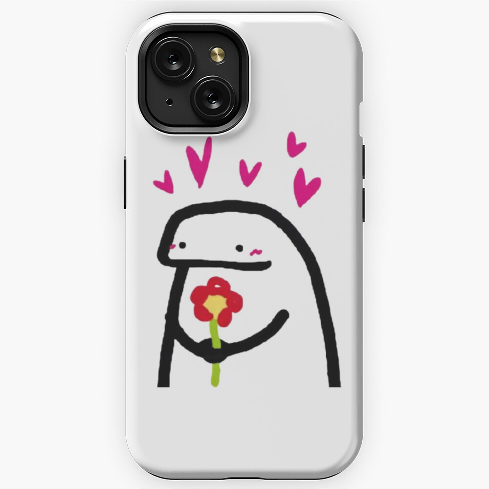 Pegatina con la obra «Flork meme in love flower» de florkmeme | Redbubble