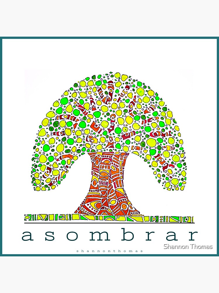 "asombrar" Sticker for Sale by shannoncthomas | Redbubble