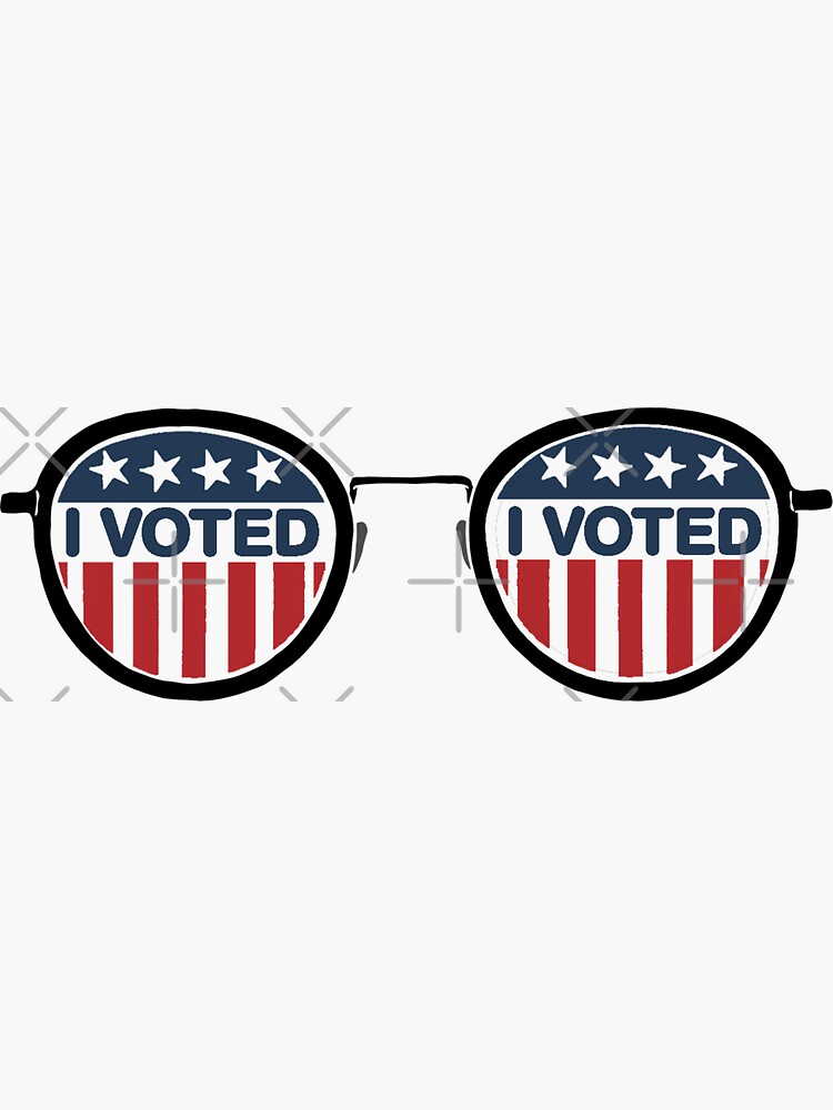 "I Voted Meme" Sticker for Sale by Manoroma | Redbubble