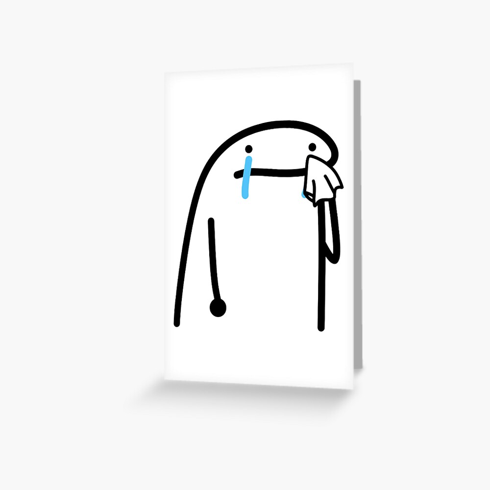 "Sad Flork Meme" Greeting Card for Sale by florkmeme | Redbubble