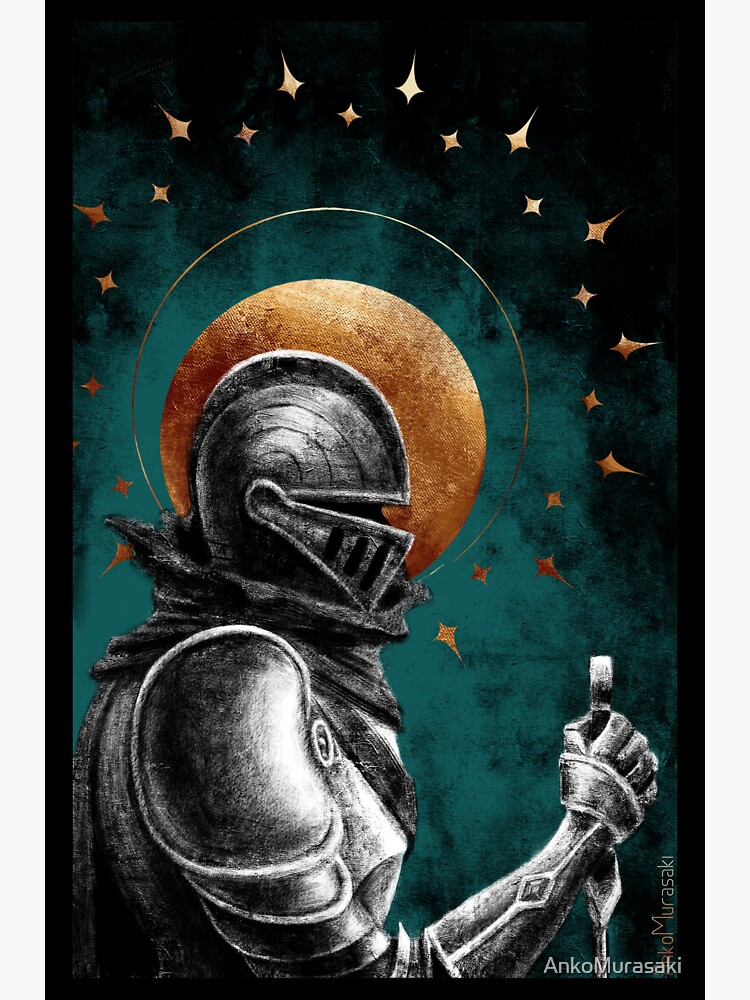"Solar Knight Portrait" Sticker for Sale by AnkoMurasaki | Redbubble