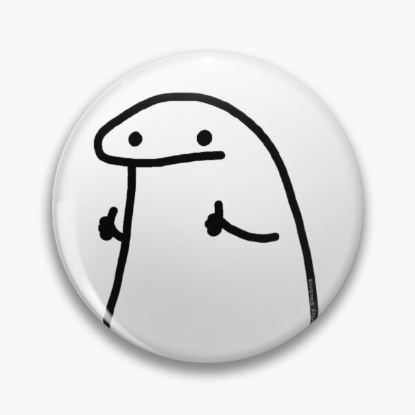 "Good Flork Meme" Pin for Sale by florkmeme | Redbubble