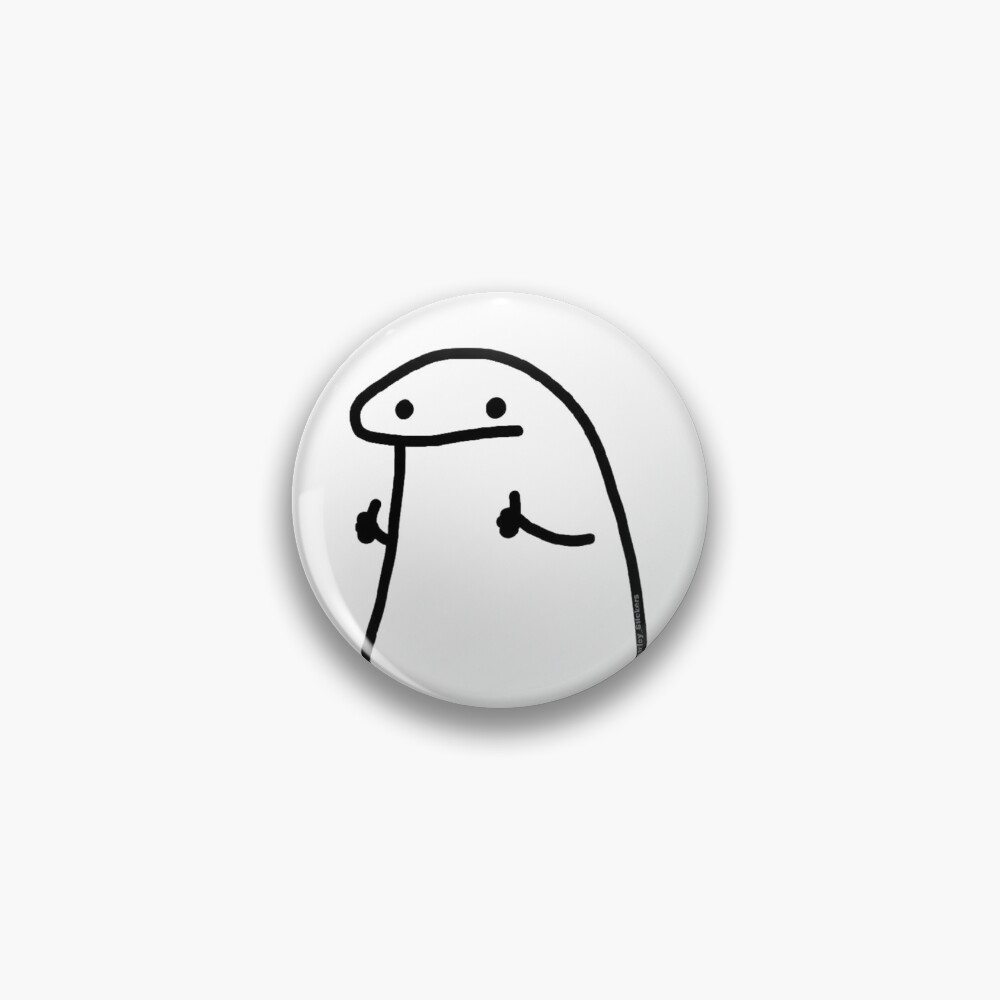 "Good Flork Meme" Pin for Sale by florkmeme | Redbubble
