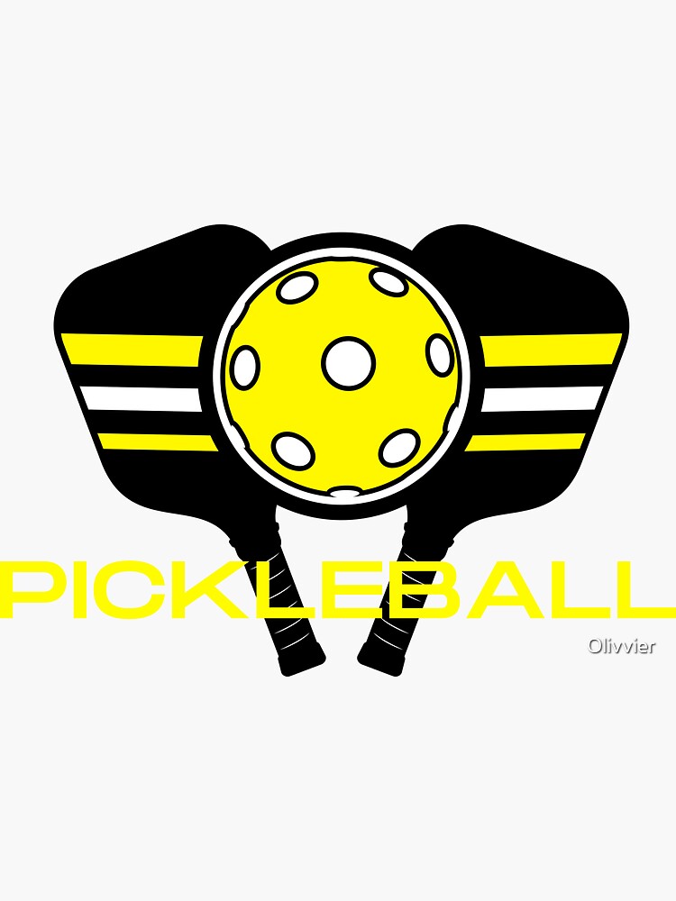 "Pickleball emblem design for pickleball lovers and players edition 2 ...