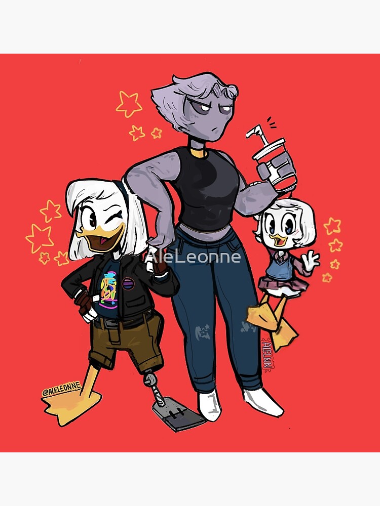 "Ducktales 2019 Della, Webby and Penny!" Sticker for Sale by AleLeonne ...