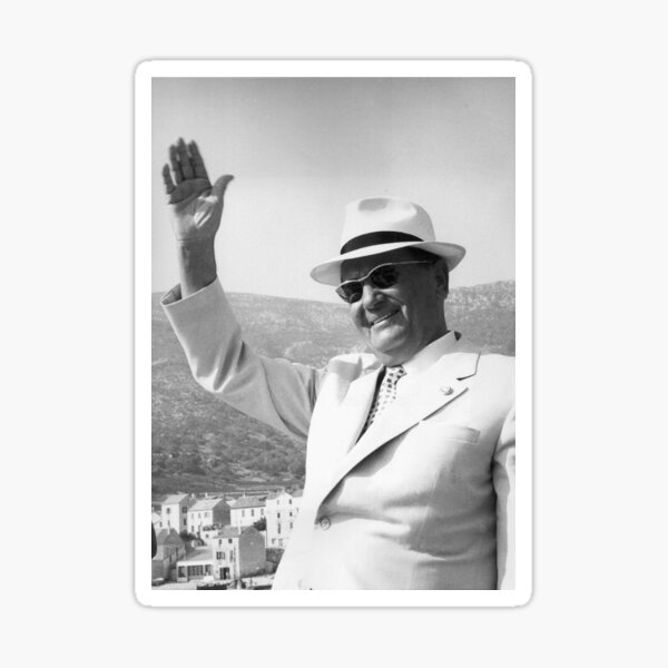 "Marshal Josip Broz Tito" Sticker for Sale by KABL20 | Redbubble
