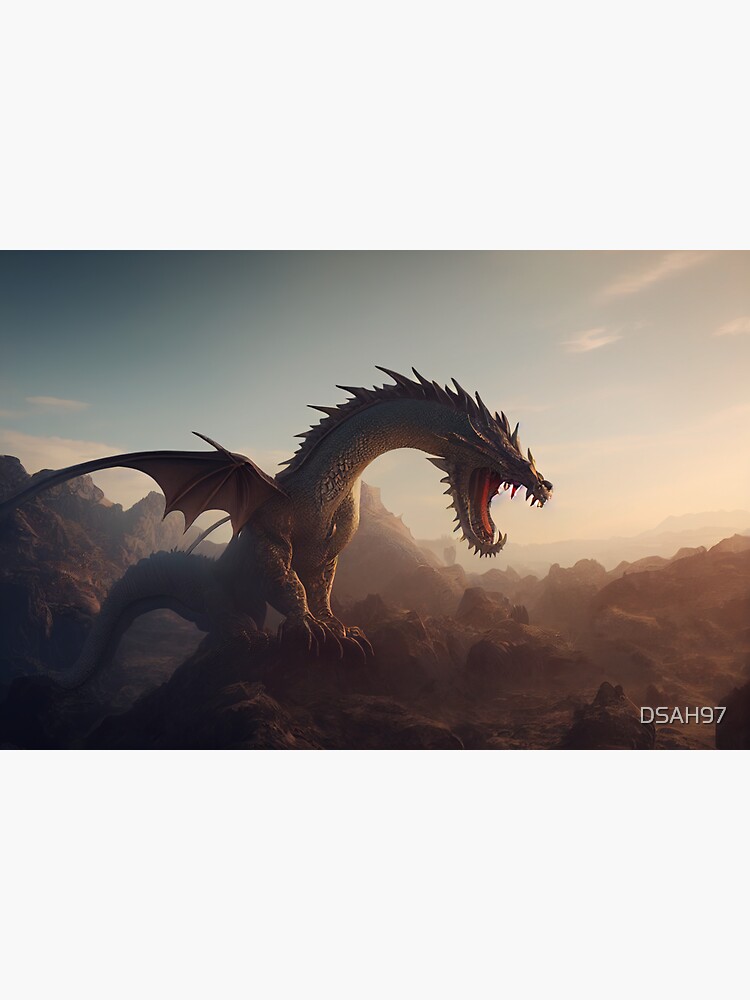 "Dragon in Flight" Sticker for Sale by DSAH97 | Redbubble