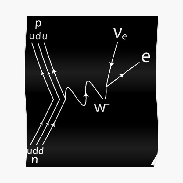 "Feynman Diagram" Poster for Sale by ScienceCorner | Redbubble