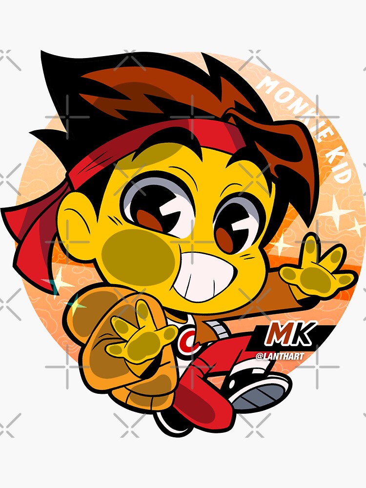 "mk-chibi" Sticker for Sale by Lanthart | Redbubble