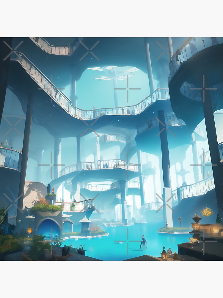 "Ocean's Domain" Sticker for Sale by cuteinterrupt | Redbubble