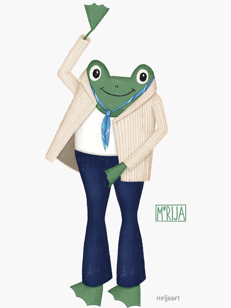 "Italy Harry Frog" Sticker for Sale by mrijaart | Redbubble