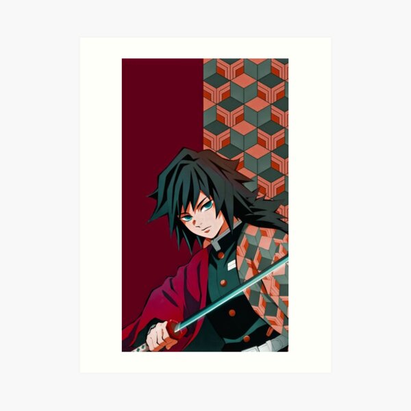 " GIYU TOMIOKA / DEMON SLAYER / KIMETSU NO YAIBA " Art Print for Sale ...