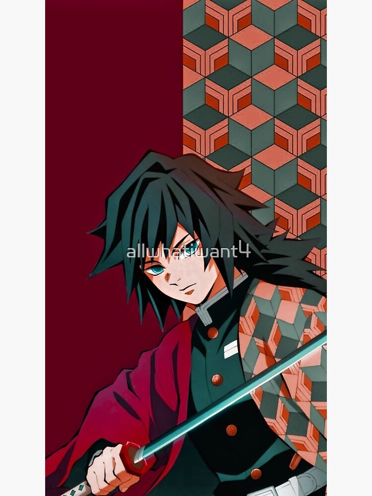 " GIYU TOMIOKA / DEMON SLAYER / KIMETSU NO YAIBA " Poster for Sale by ...