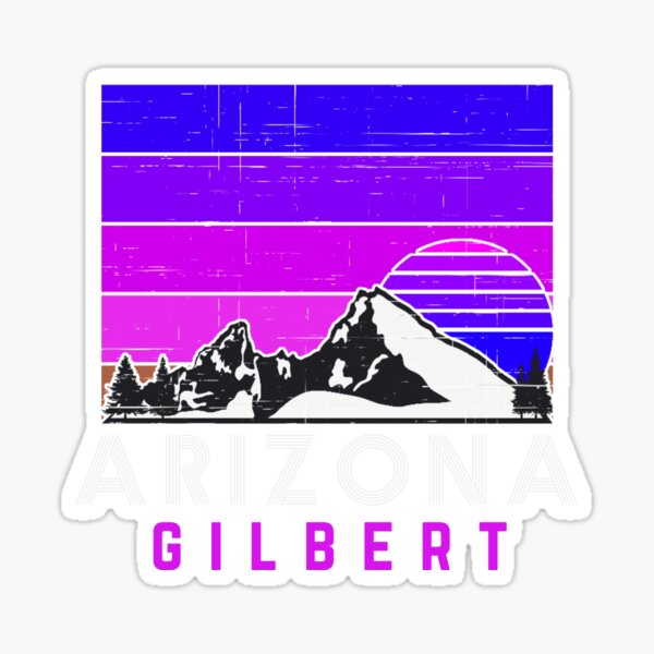 "Gilbert Arizona Desert Cactus Western Culture" Sticker for Sale by ...