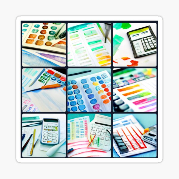 "Accounting art" Sticker for Sale by CinderPress | Redbubble