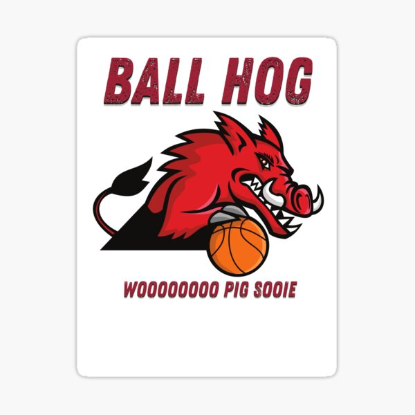 "BALL HOG BASKETBALL" Sticker for Sale by truthorrare | Redbubble