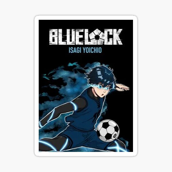 "Blue Lock Yoichi Isagi Awesome Design , Blue Lock Anime" Sticker for ...