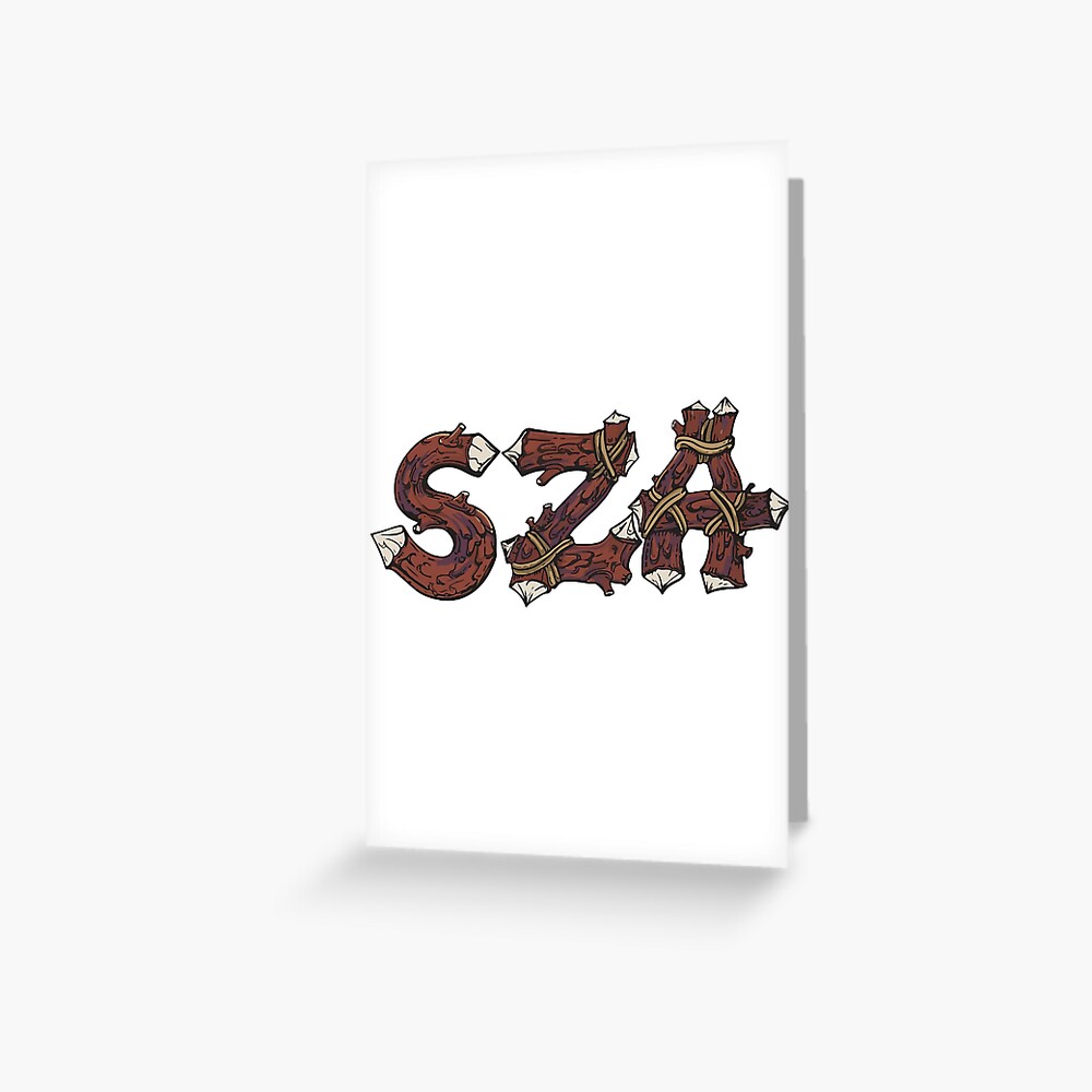 "Sza Merch Szactrl Logo" Greeting Card for Sale by RaniaShopp | Redbubble