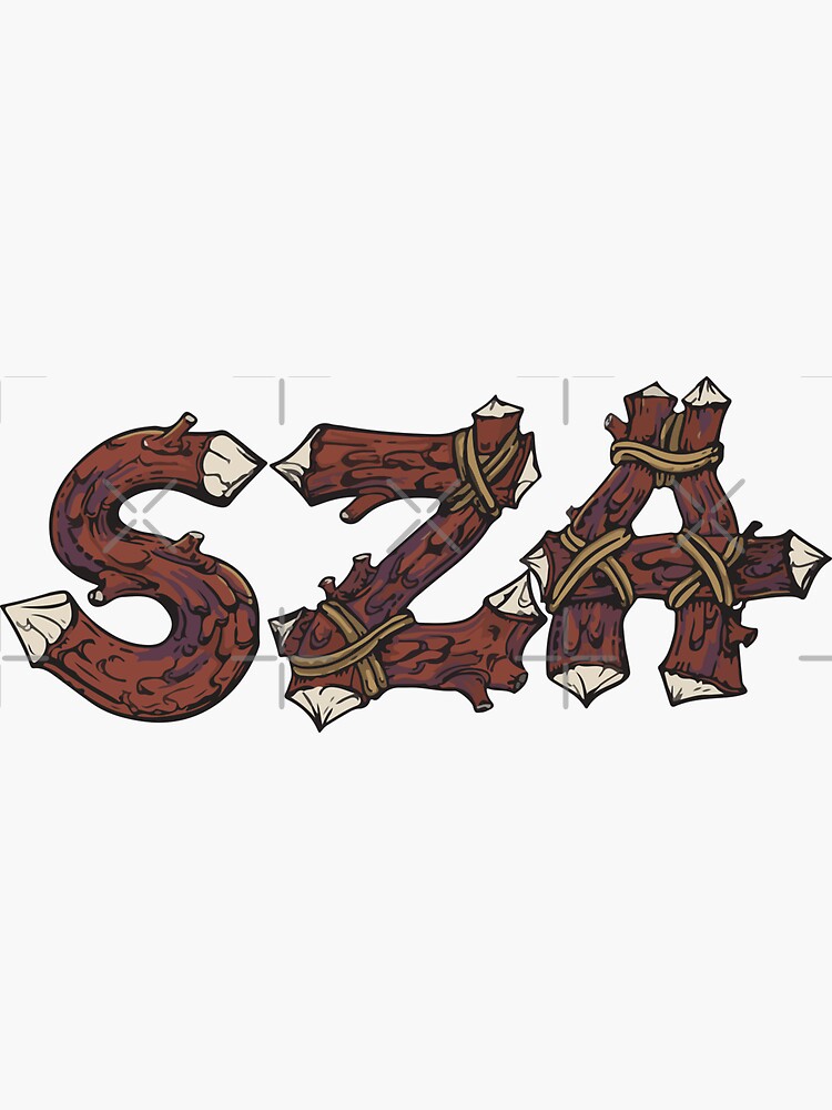 "Sza Merch Szactrl Logo" Sticker for Sale by RaniaShopp | Redbubble