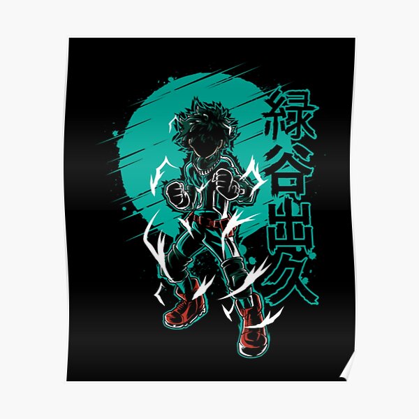 "Izuku Midoriya Deku" Poster for Sale by AH1Design | Redbubble