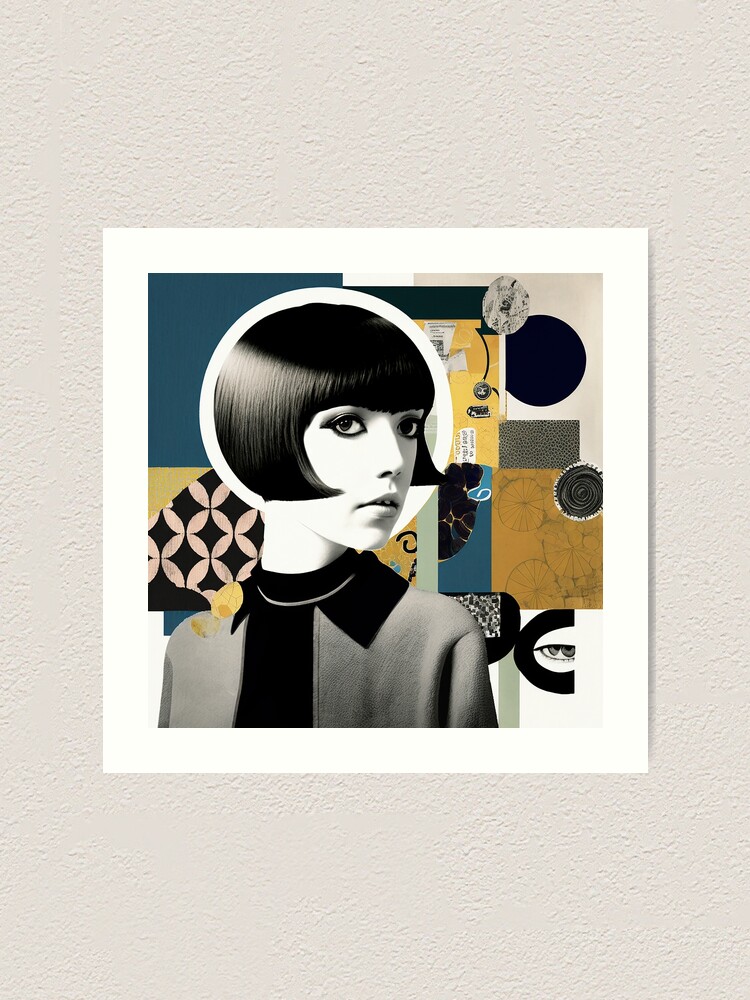 "Abstract Collage Mary Quant" Art Print for Sale by Aspectvs | Redbubble