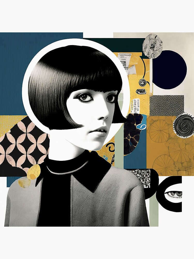 "Abstract Collage Mary Quant" Art Print for Sale by Aspectvs | Redbubble