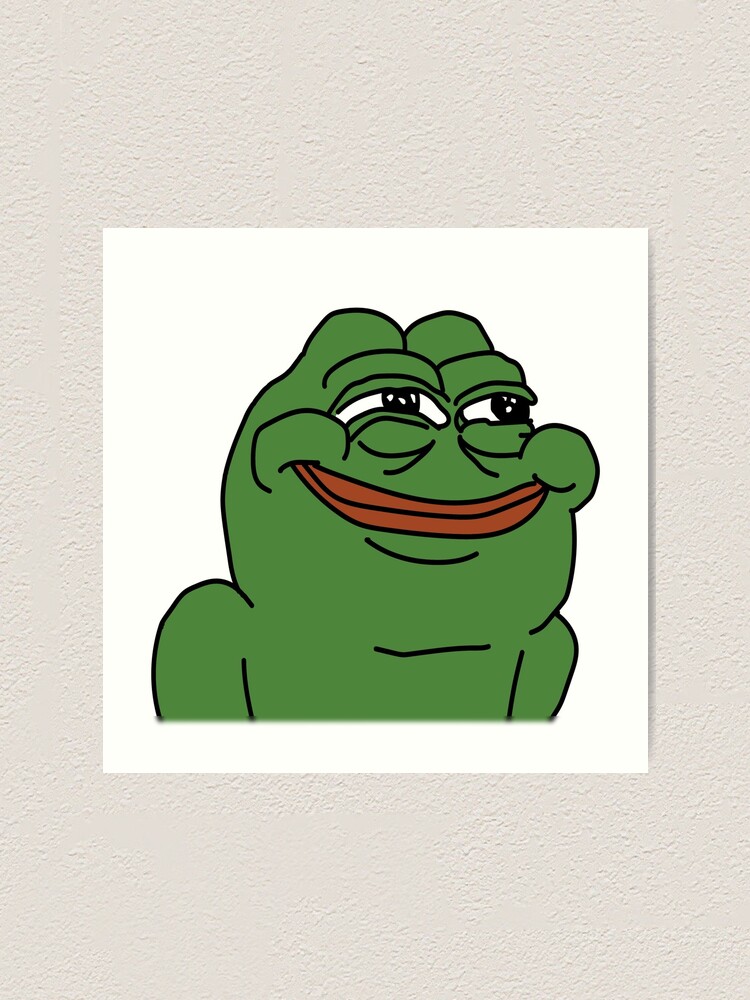 "Happy Pepe" Art Print by ScringyBungus | Redbubble