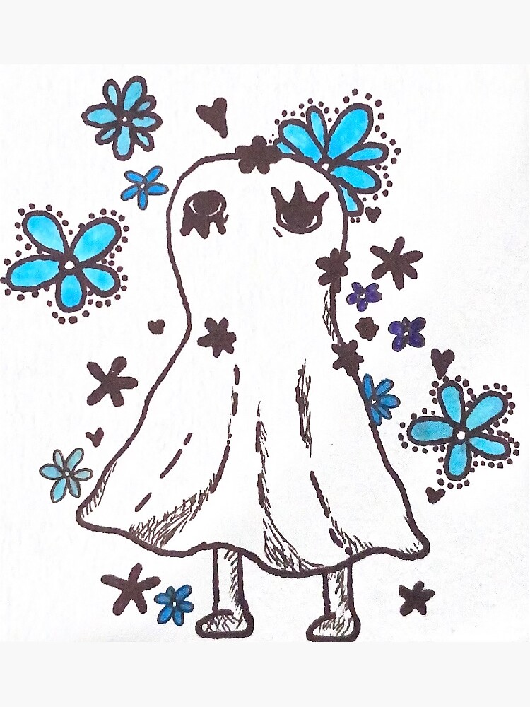 "Funky Ghost " Sticker for Sale by ShenosArt | Redbubble