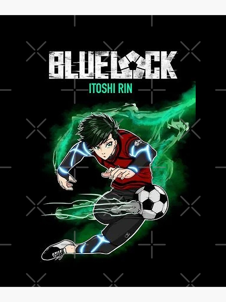 Blue Lock Rin Itoshi Awesome Design , Blue Lock Anime Posters