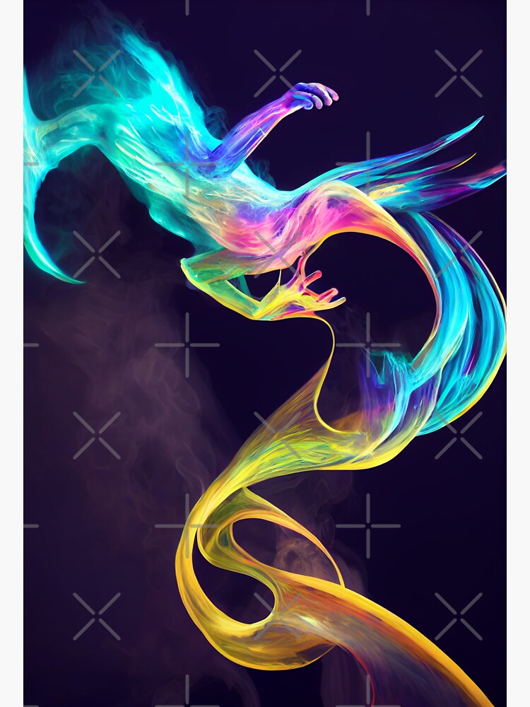 "Abstract Art Smoke no2 Multi Color, Abstract background pattern ...