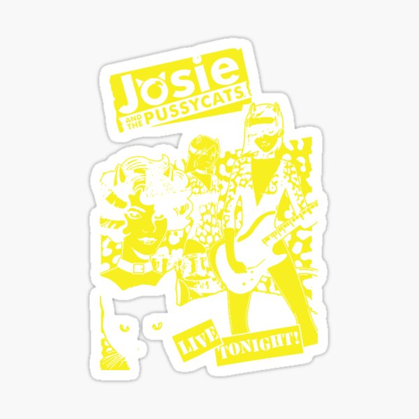 "Josie And The Pussycats" Sticker for Sale by ONECOILOGY | Redbubble