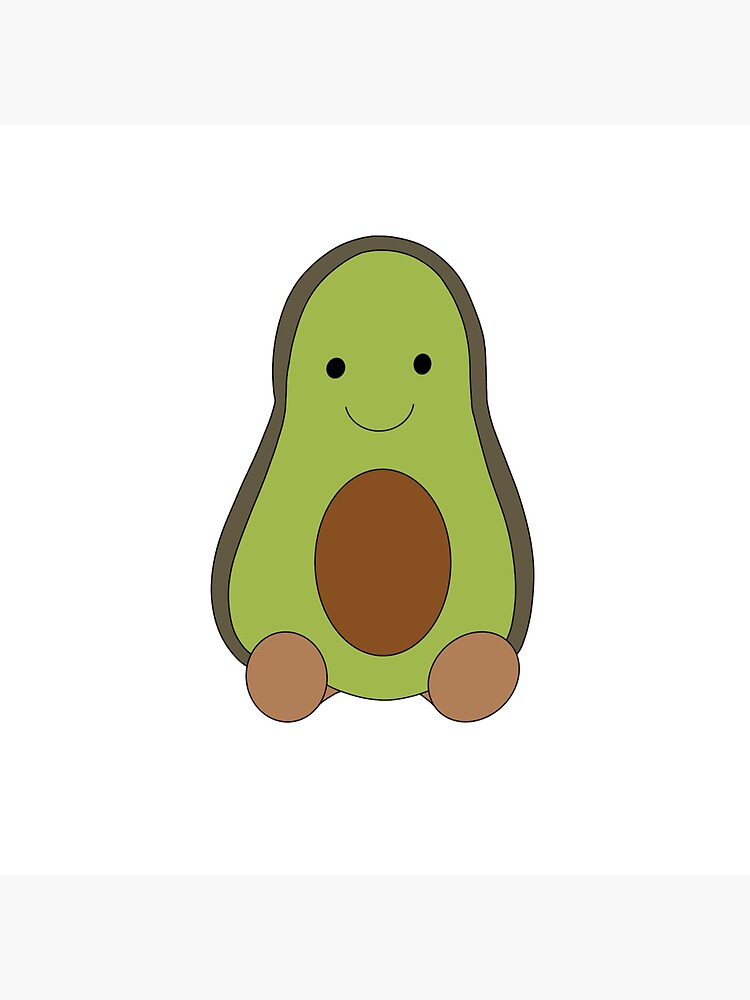 "Jellycat Avocado Sticker" Sticker for Sale by arg1n18 | Redbubble