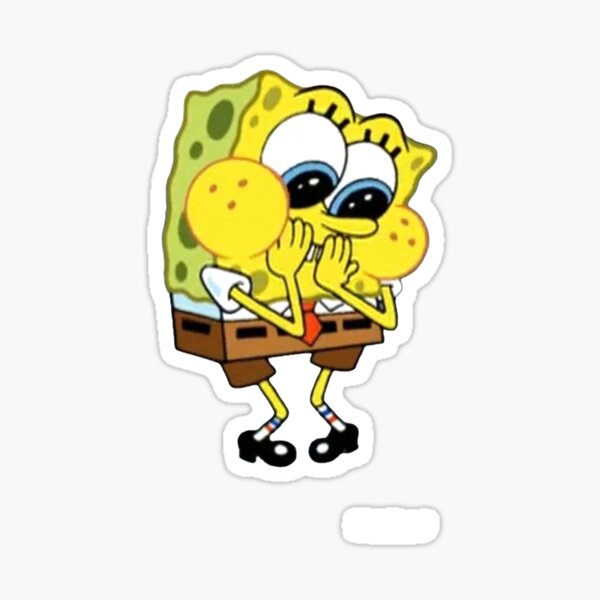 "Sponge" Sticker for Sale by ROZALINIA | Redbubble